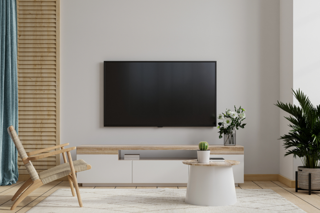 Cuánto debe medir una TV según el espacio del salón